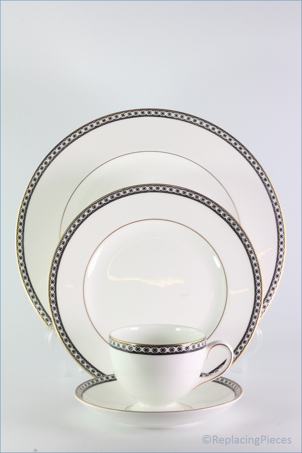 Replacement Wedgwood China - Ulander (Black) – ReplacingPieces